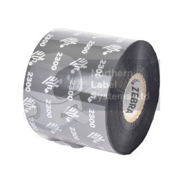 02300BK06045 Zebra 2300 Wax Ribbon 60mm x 450m