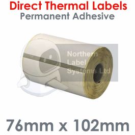 76mm x 102mm Zebra 3007589-T Equivalent - 150 per roll - Mobile Printer ...