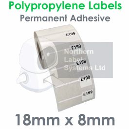 18mm x 8mm 'Rat Tail' Jewellery Labels