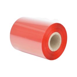 Red 80mm x 300 metre Wax Resin Ribbon