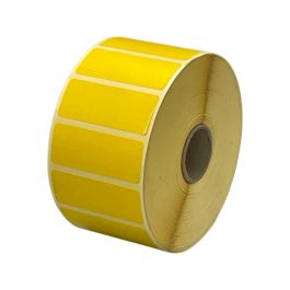 Yellow Labels 50mm x 20mm Direct Thermal - Small Roll